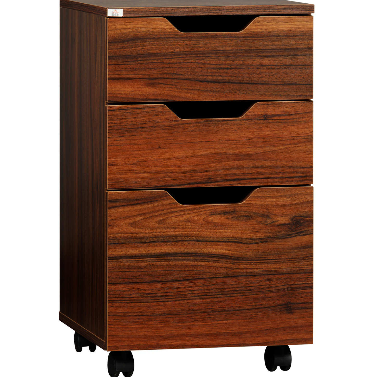 Ebern Designs 3 Drawer Office Storage Cabinet, Under Desk Cabinet With ...