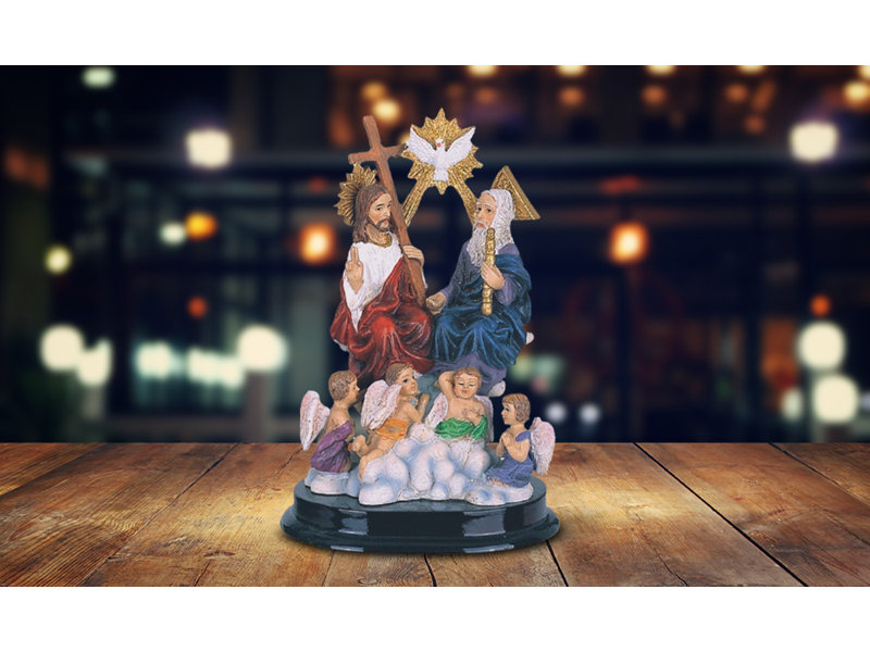Trinx 9"H Holy Trinity Father, Son, and Holy Spirit Figurine Unique ...