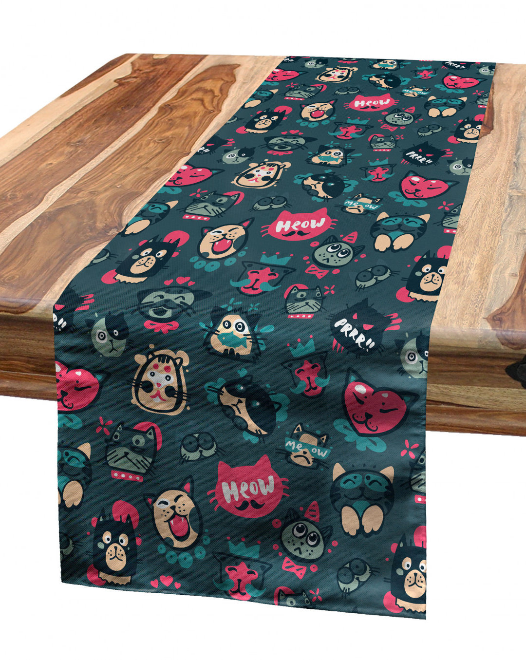 East Urban Home Cat Table Runner | Wayfair