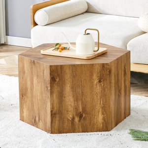 Millwood Pines Modern MDF coffee table, with complex texture patterns ...