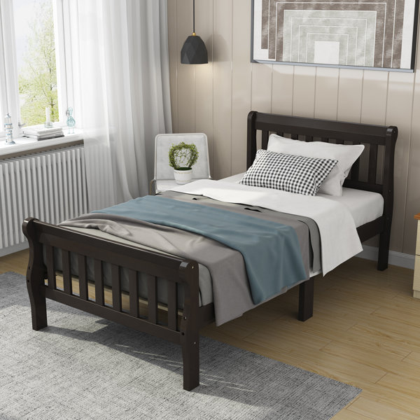 Winston Porter Cyncere Solid Wood Bed - Wayfair Canada