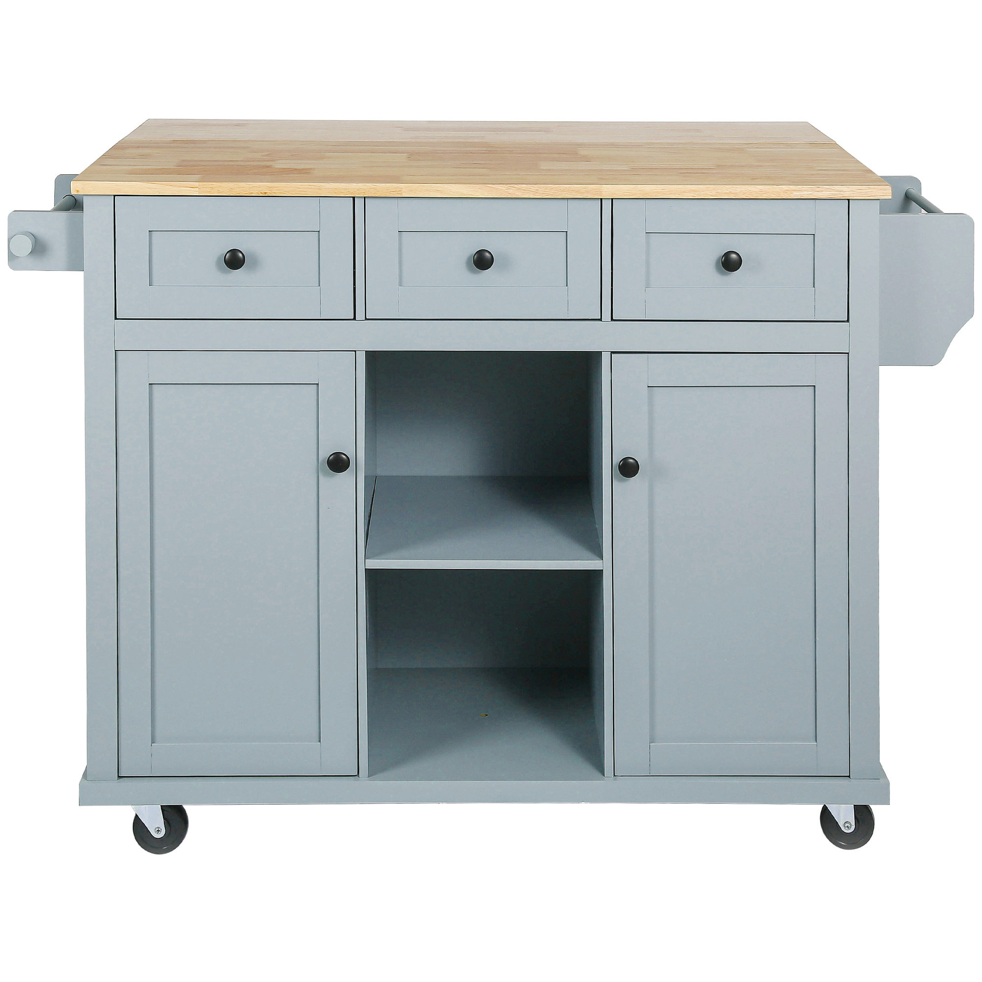 Red Barrel Studio Kitchen Island With Drawers - Wayfair Canada