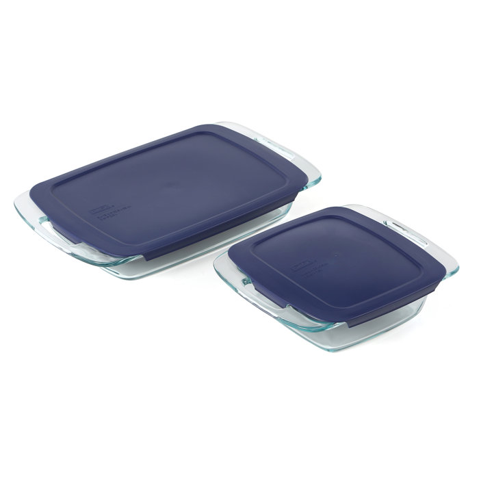 Pyrex Easy Grab 2 Piece Glass Bakeware Set & Reviews | Wayfair