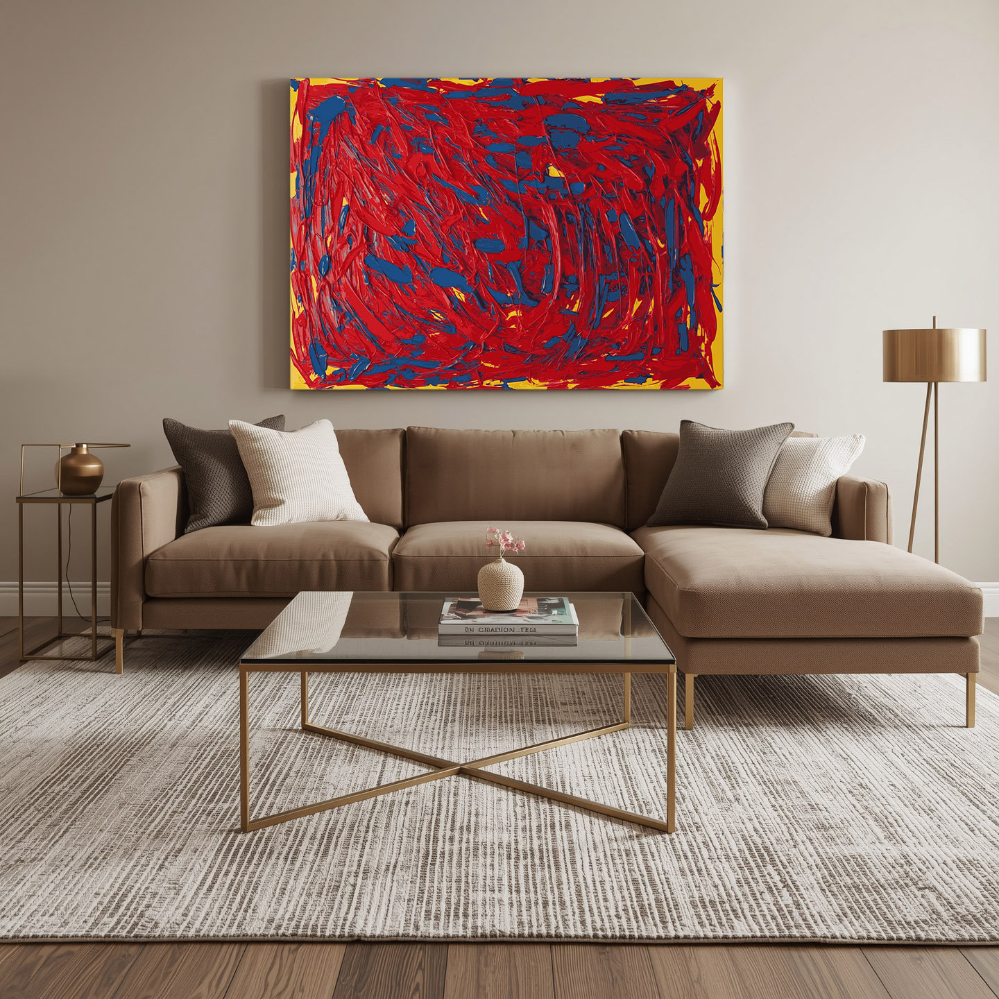 Ivy Bronx Neo Expressionism 41 Red Canvas Wall Art - Wayfair Canada