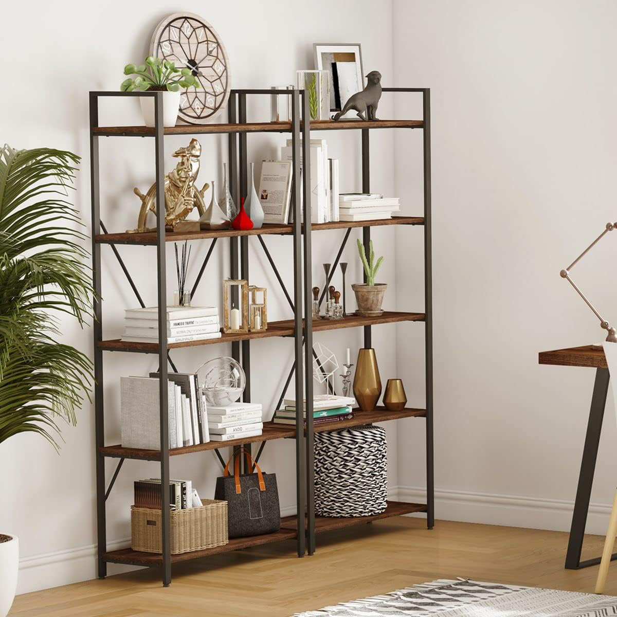 17 Stories Etagere Bookcases And Book Shelves 5 Tier - Wayfair Canada