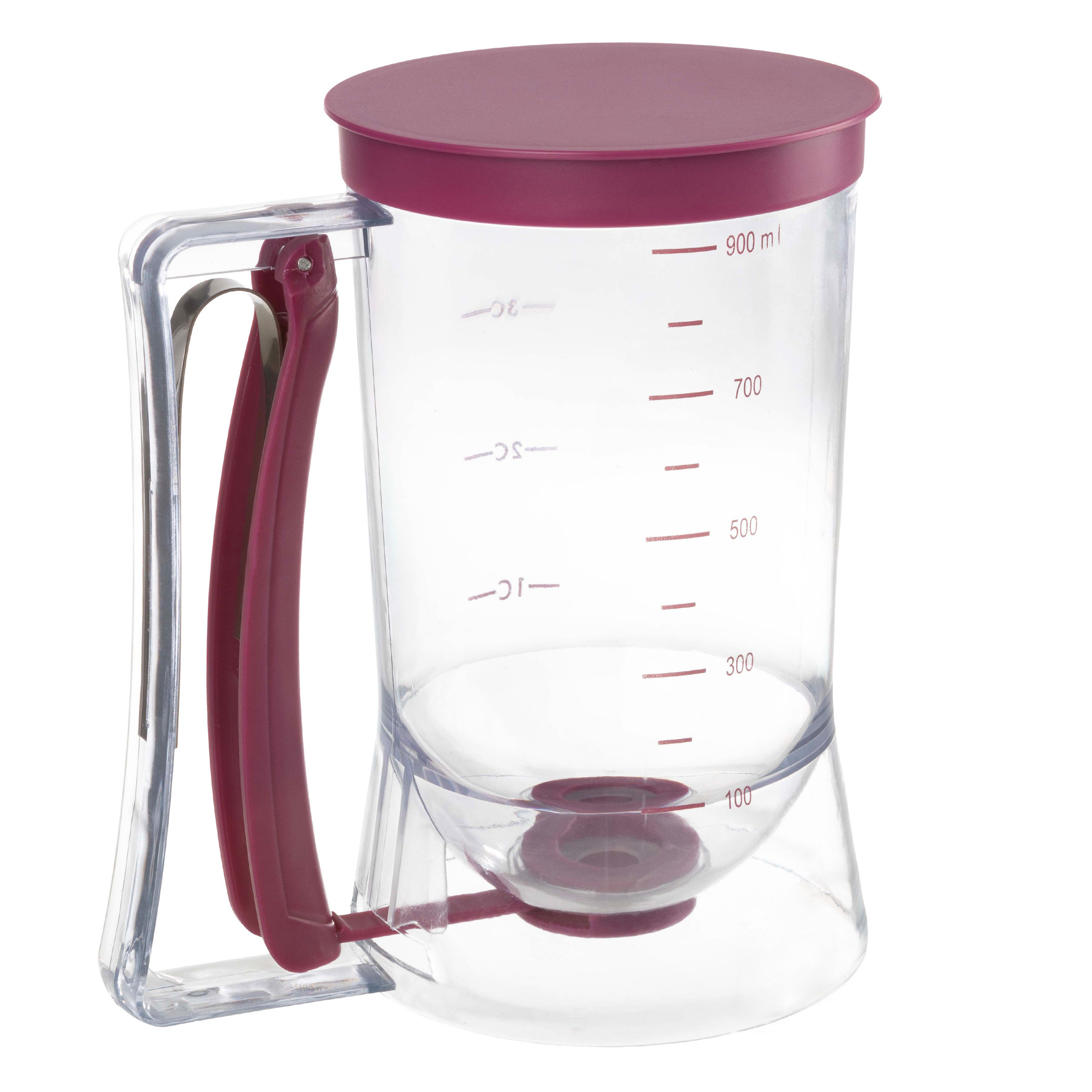 Chef Buddy Pancake Batter Dispenser - 4-Cup Batter Dispenser with ...
