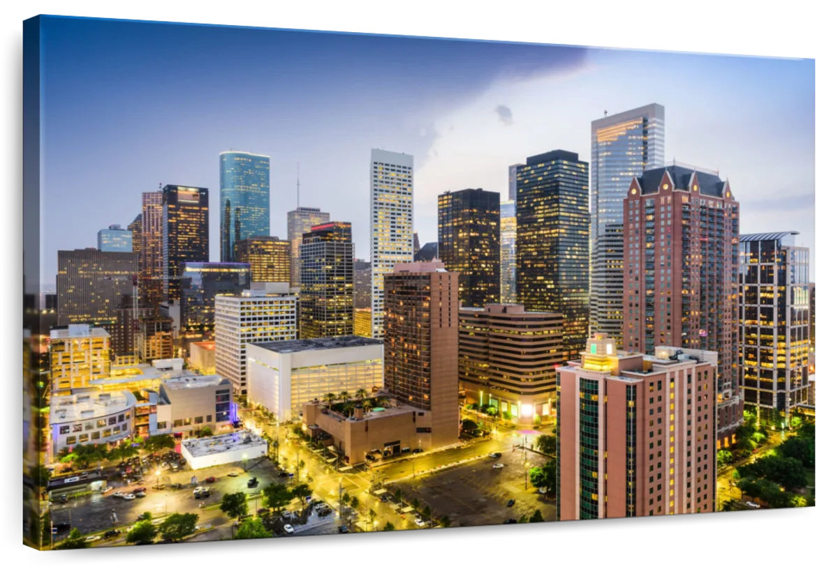 Ebern Designs Urban Houston Skyscrapers | Wayfair