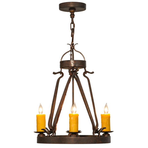 Meyda Lighting Wagon Wheel 5 - Light Wagon Wheel Chandelier | Wayfair