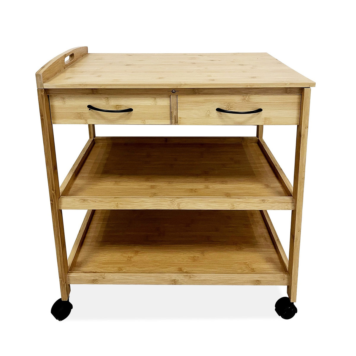 George Oliver Kitchen Trolley With Modern Contemporary Design, Two Open ...