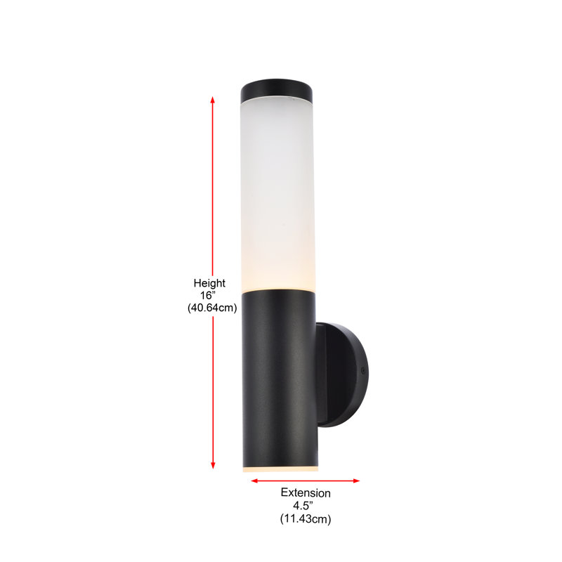 Mercury Row Addilynn LED Outdoor Armed Sconce - Wayfair Canada