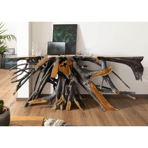 Massivmoebel24 Unika 200cm Solid Wood Console Table | Wayfair.co.uk