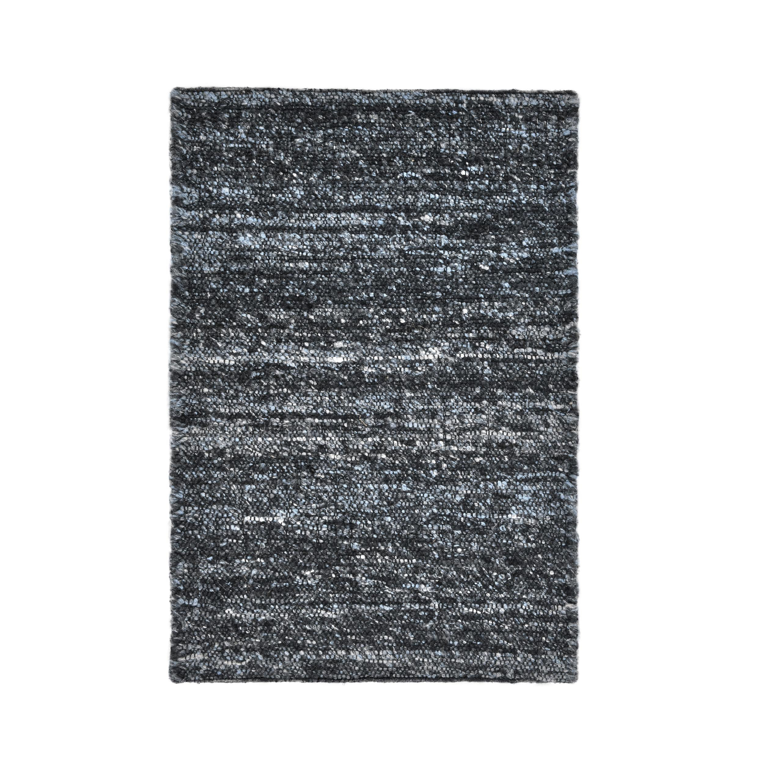 Villa by Classic Home Havasu Handwoven Performance Deep Blue Fabric Rug ...