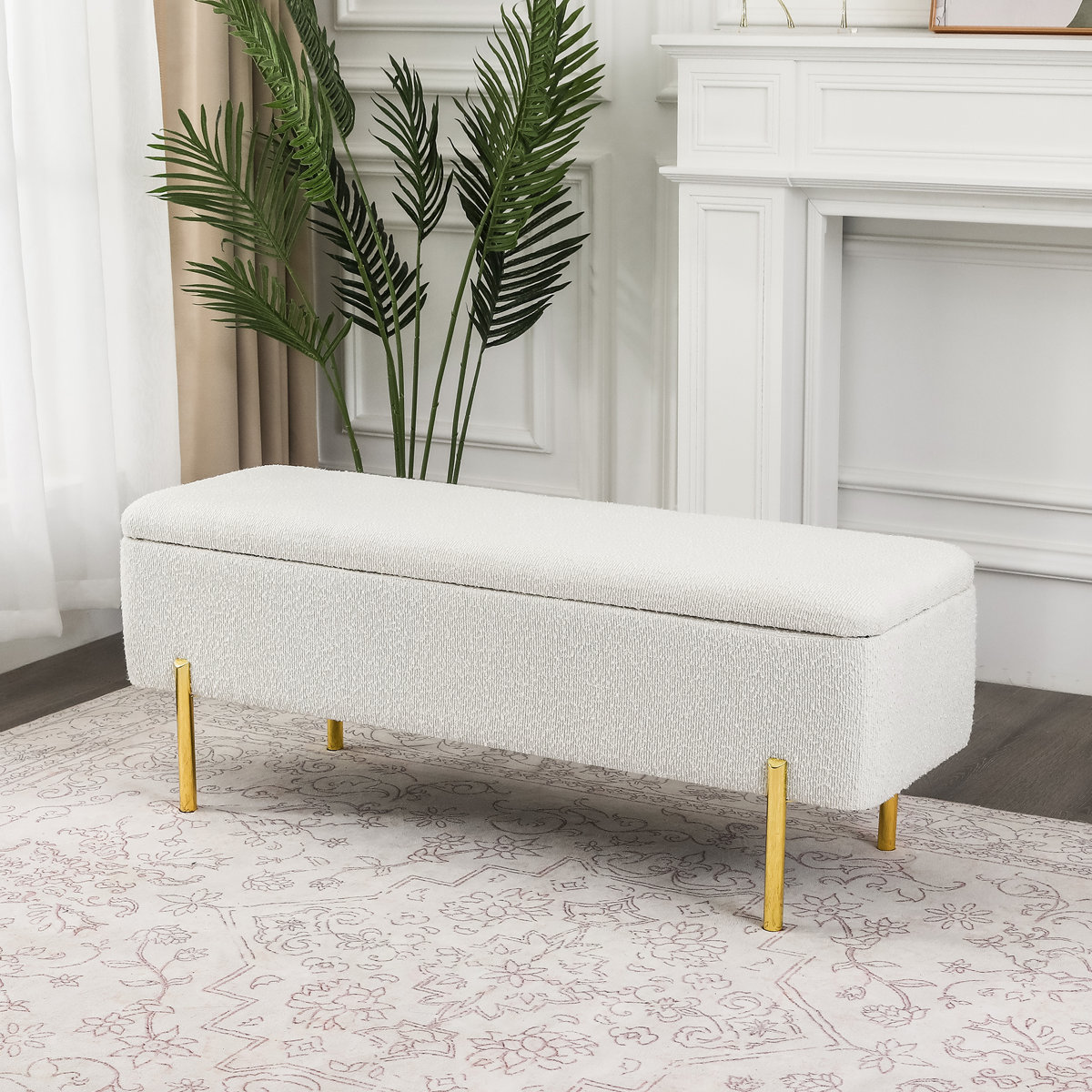 Mercer41 Rectangle Storage Bench & Reviews | Wayfair