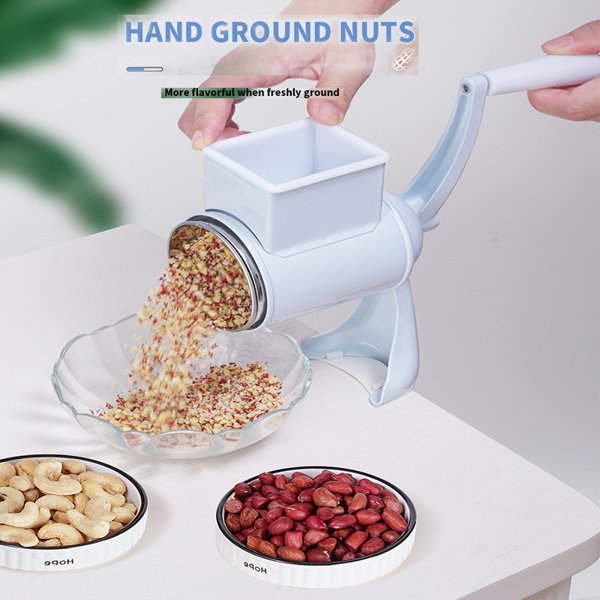 Lily Manor Manual Nut Grinder With Hand Crank Manual Nut Chopper Peanut ...
