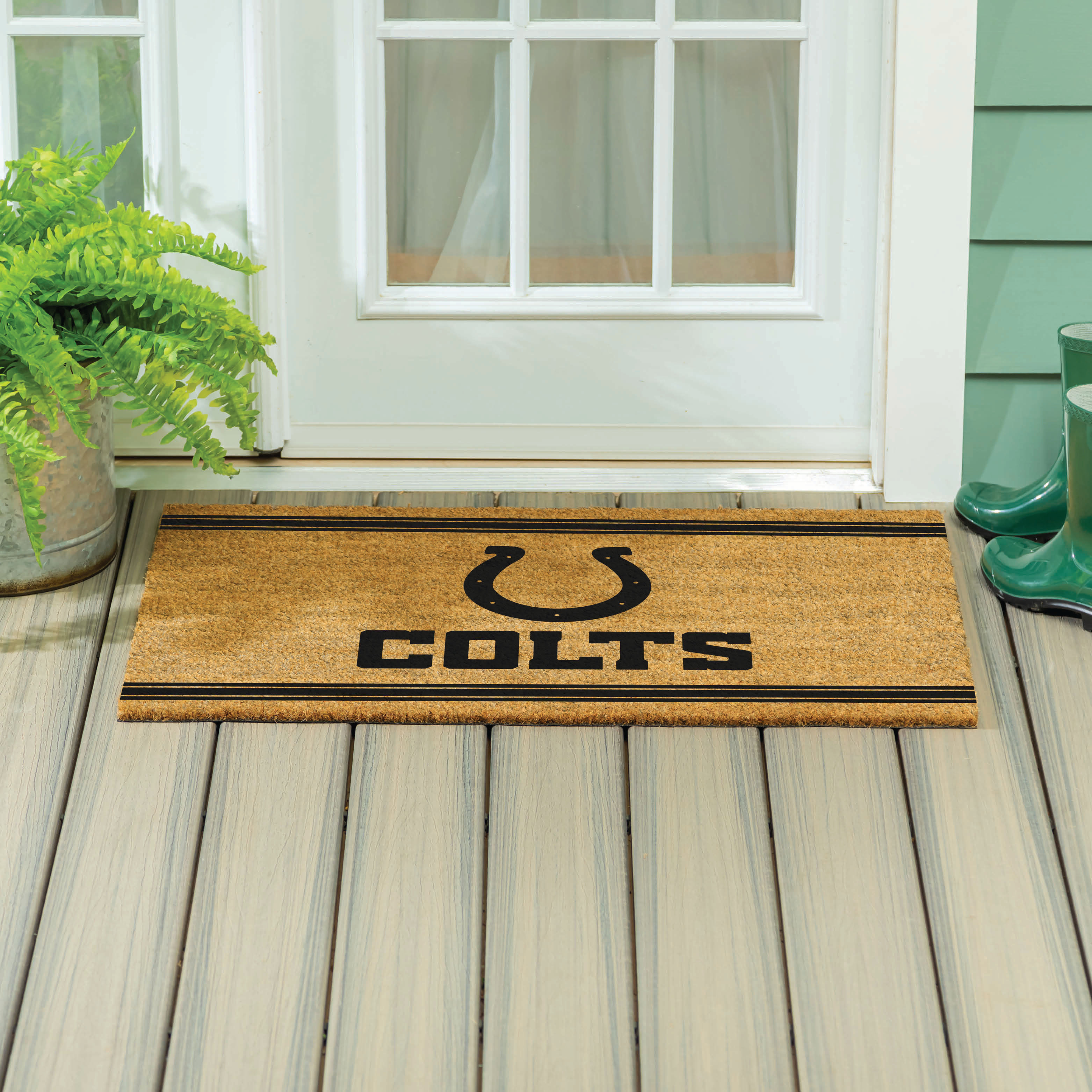 Ophelia & Co. Indianapolis Colts Large One Color Coir Mat, 36"x24 ...