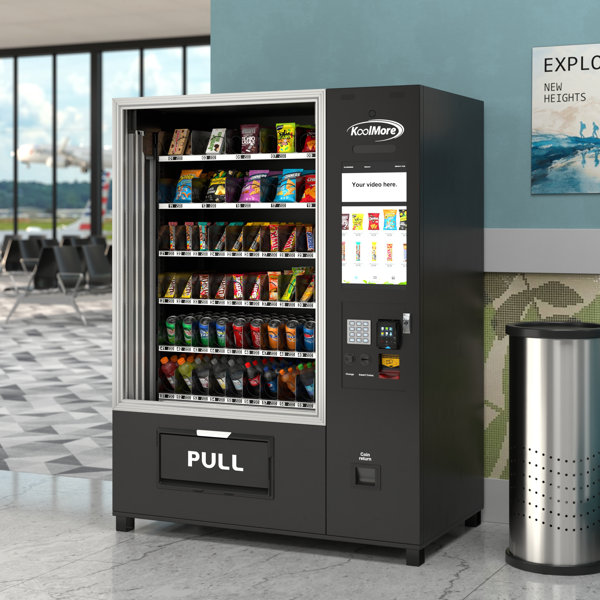 KoolMore Snack Vending Machine with 21.5 Inch Touch Display, 66 Slots ...