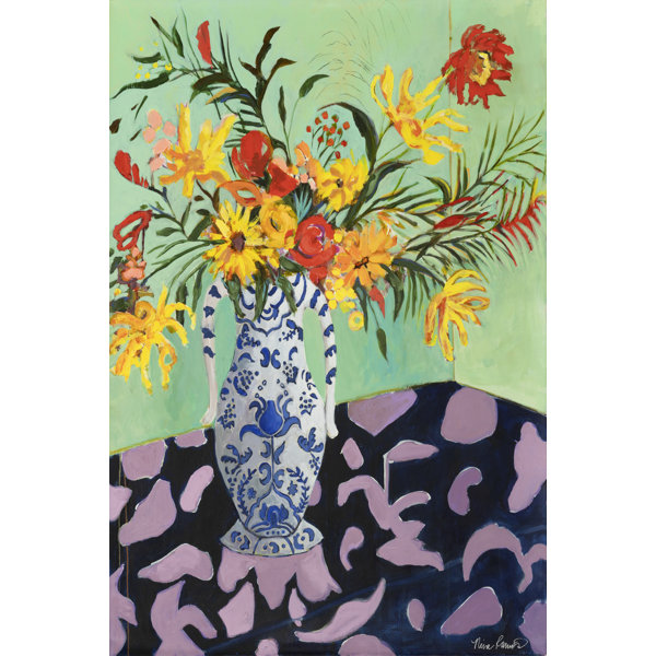 Red Barrel Studio® Blooming In Sunshine IV On Canvas Print | Wayfair