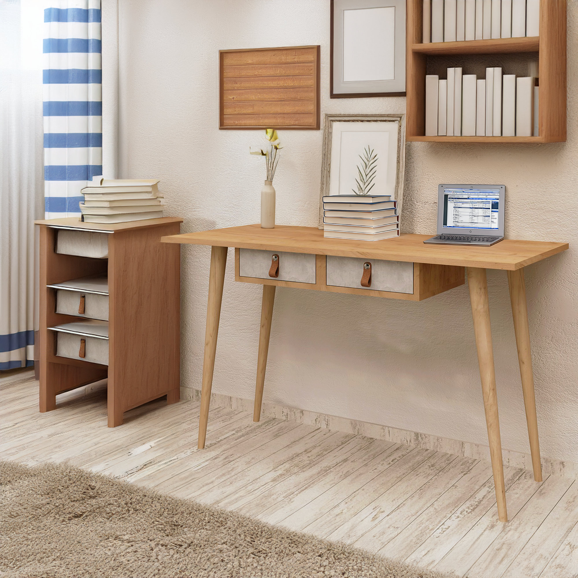 Corrigan Studio® Melieck Rectangle Computer Desk | Wayfair