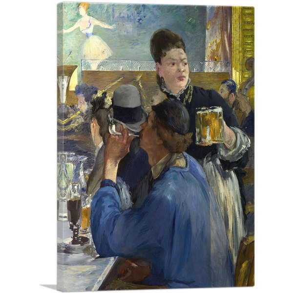 ARTCANVAS Corner Of A Cafe-Concert 1880 by Edouard Manet Painting | Wayfair
