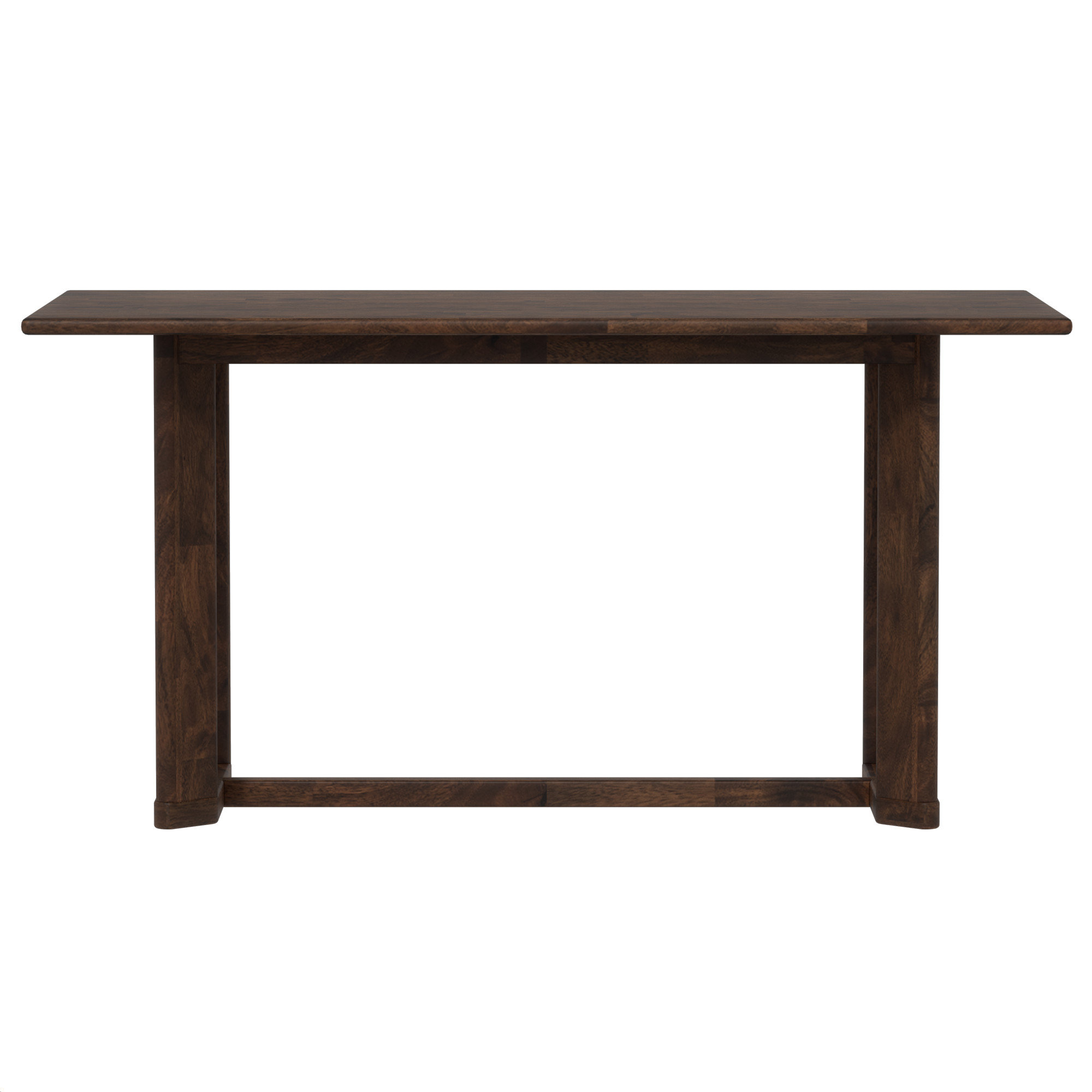 Latitude Run® Laneway Rich Brown Gathering Height Table | Wayfair