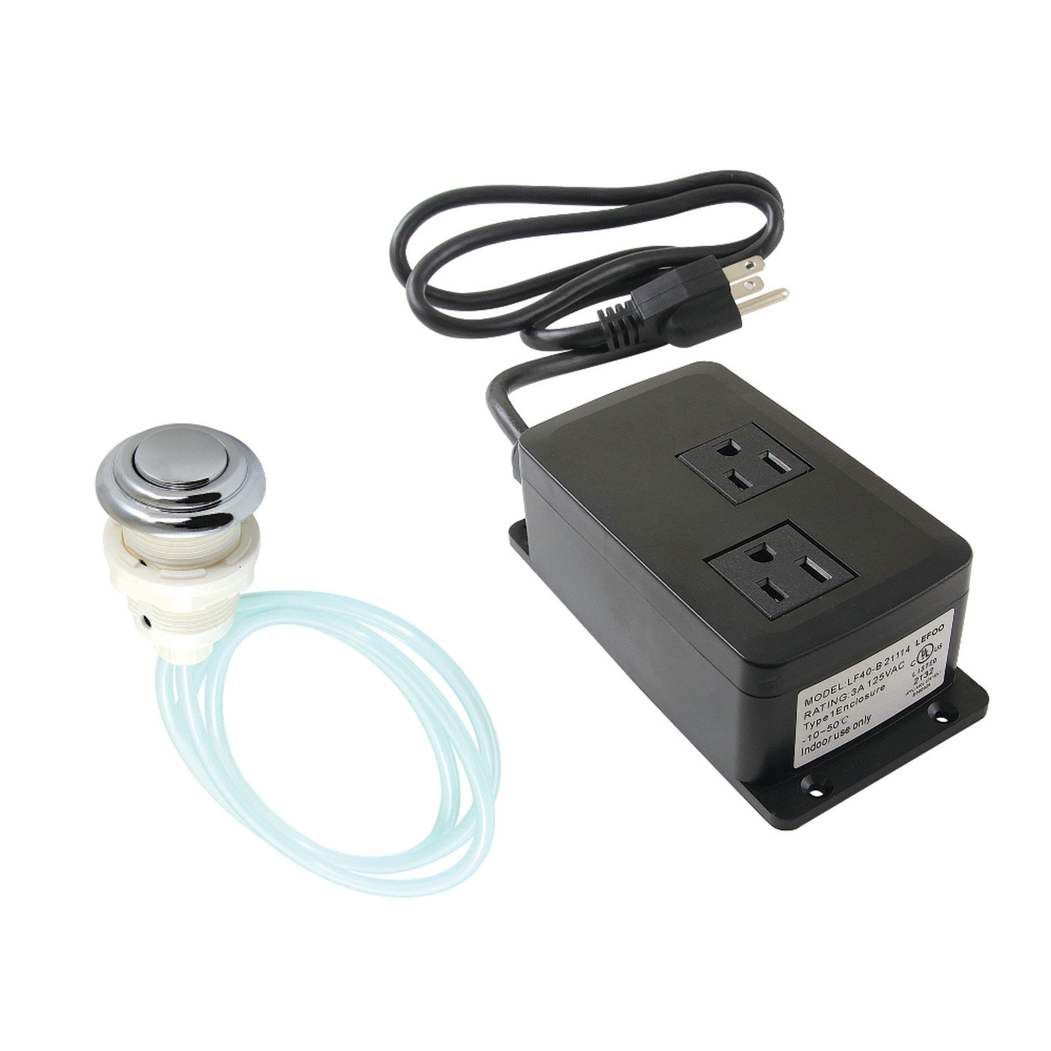 Kingston Brass Gourmetier Dual Outlet Garbage Disposal Air Switch Kit ...