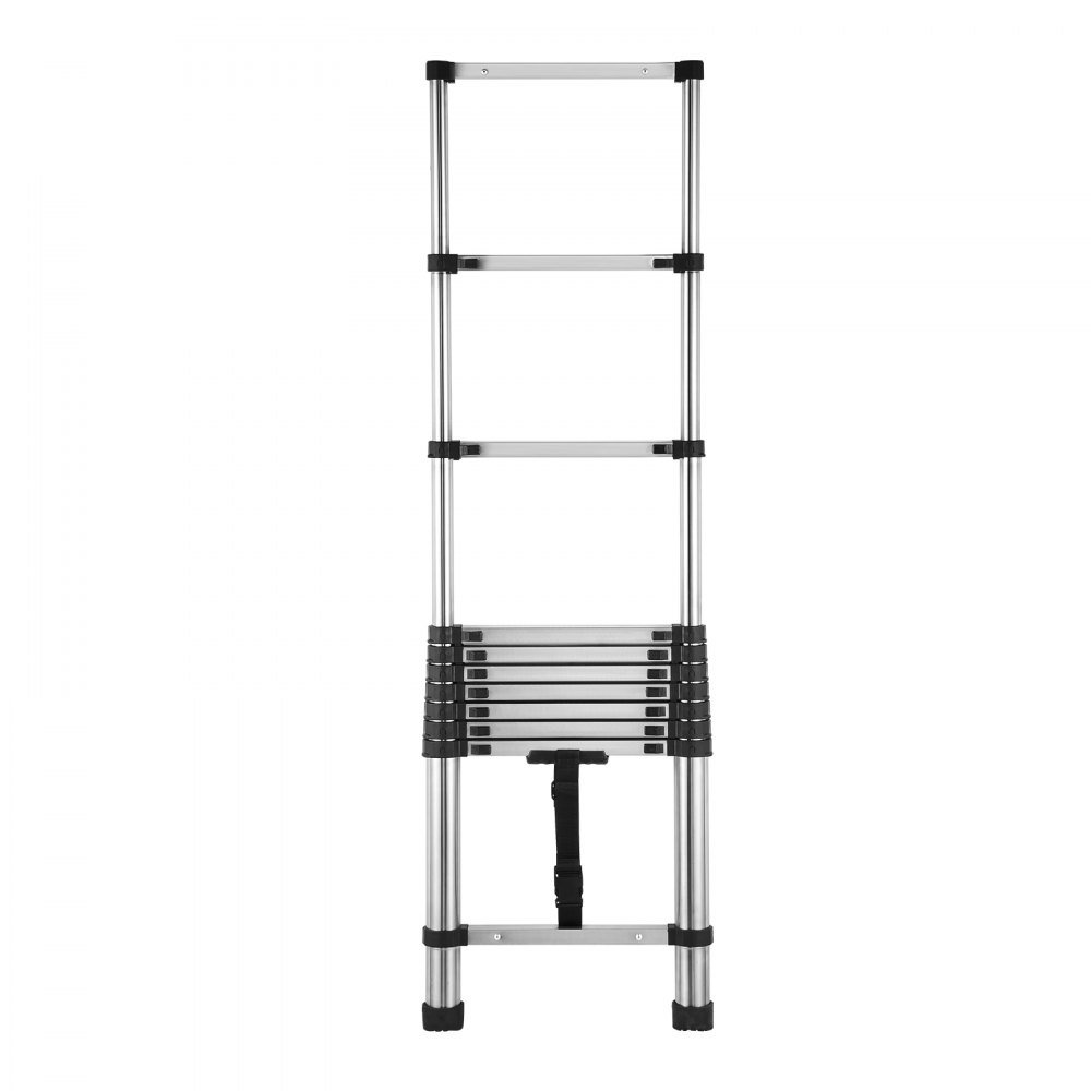 WFX Utility™ Telescoping Ladder Stainless Steel Extension Step 8.5 ft ...