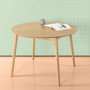 Light Wood Round Dining Tables You'll Love | Wayfair