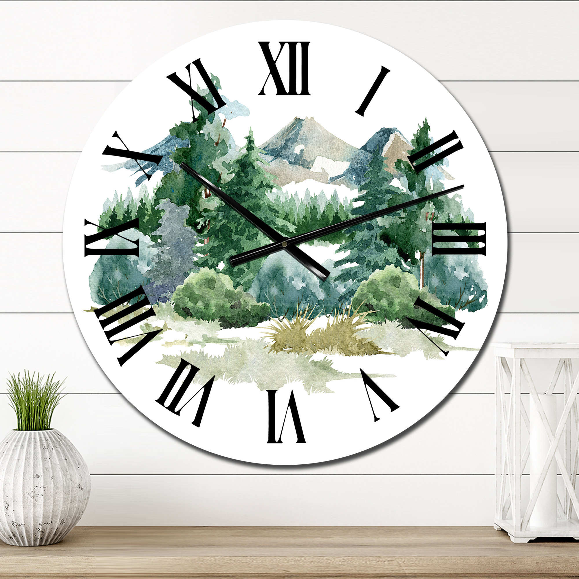 East Urban Home Nature Forest Scene With Bush Glade And Grass - Country ...