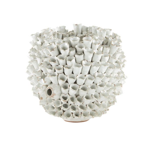 Currey & Company Manitapi Handmade Ceramic Table Vase | Perigold