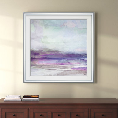 Ebern Designs 'Violet Gray II' Painting & Reviews | Wayfair