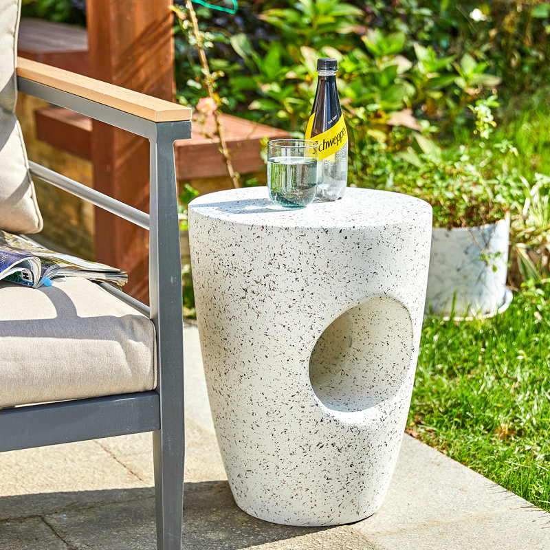 Latitude Run® Janig Concrete Garden Stool & Reviews | Wayfair