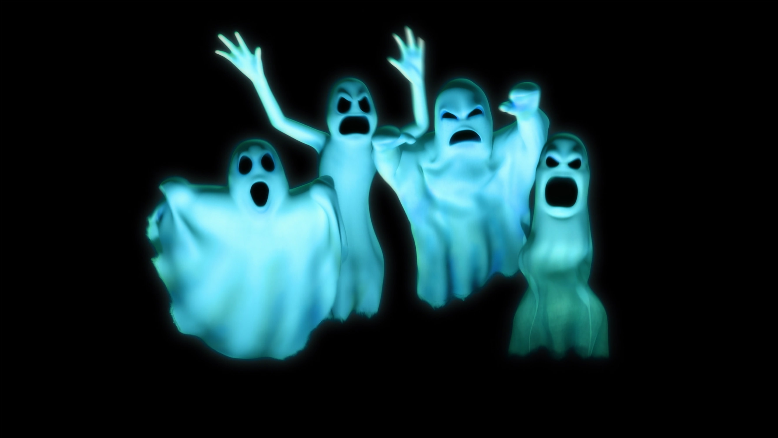 Holiscapes AtmosFX Halloween Digital Decoration on USB - Boo Crew | Wayfair