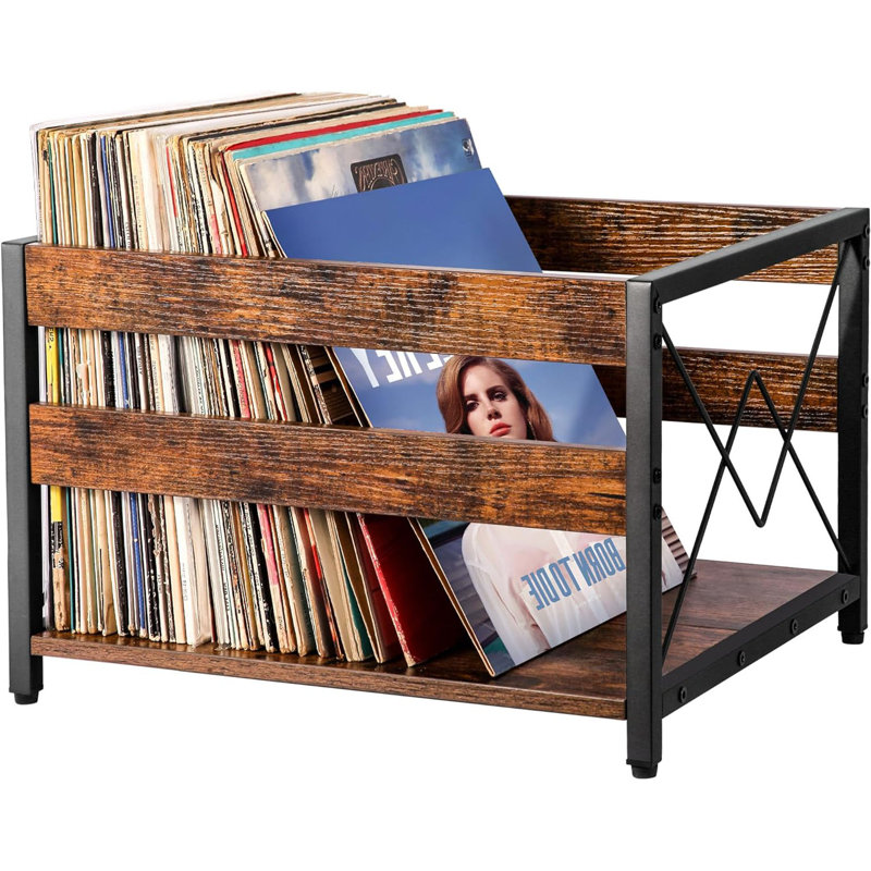 Ophelia & Co. Vinyl Record Storage Crate | Wayfair