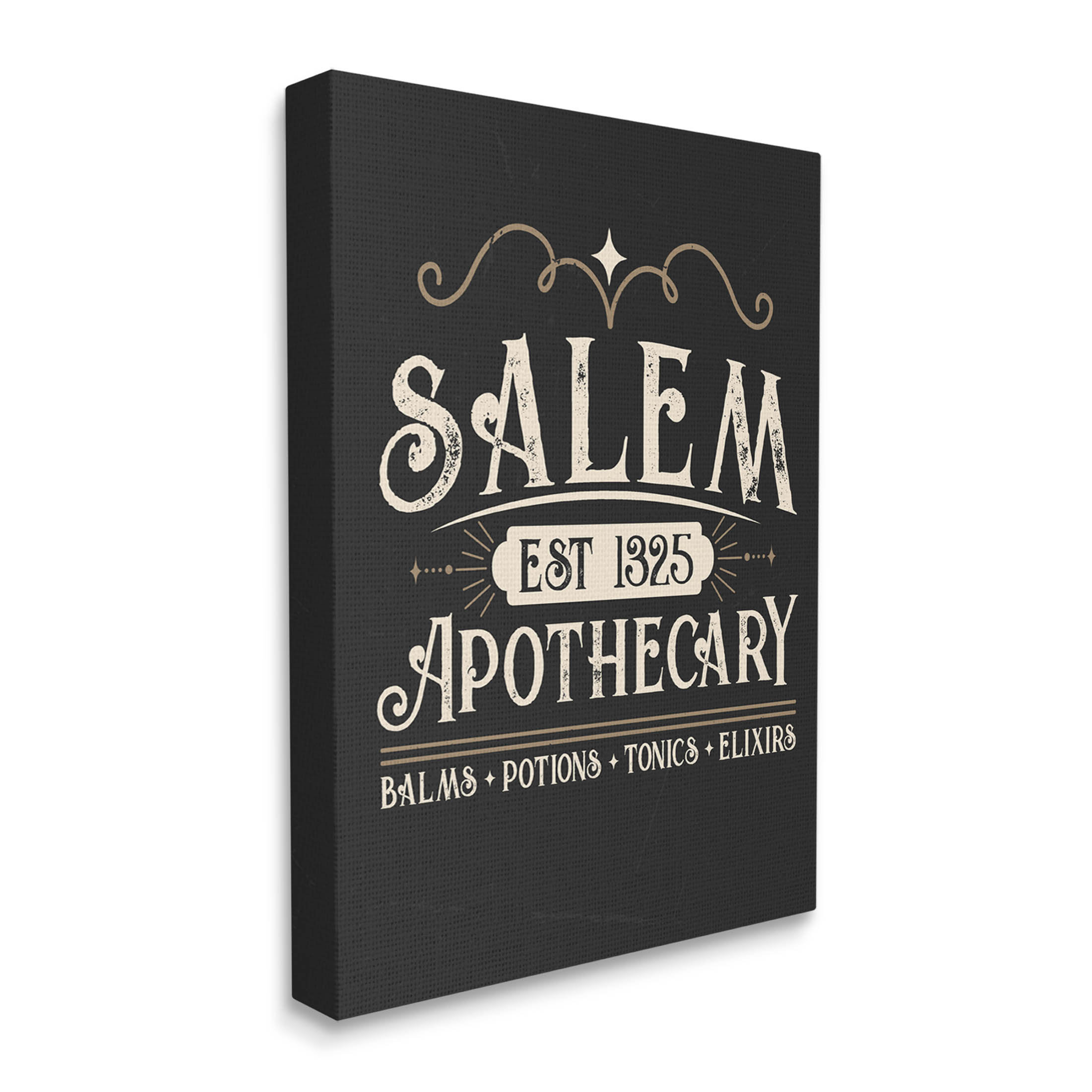 Stupell Industries Salem Apothecary Vintage Sign Canvas Wall Art By ...