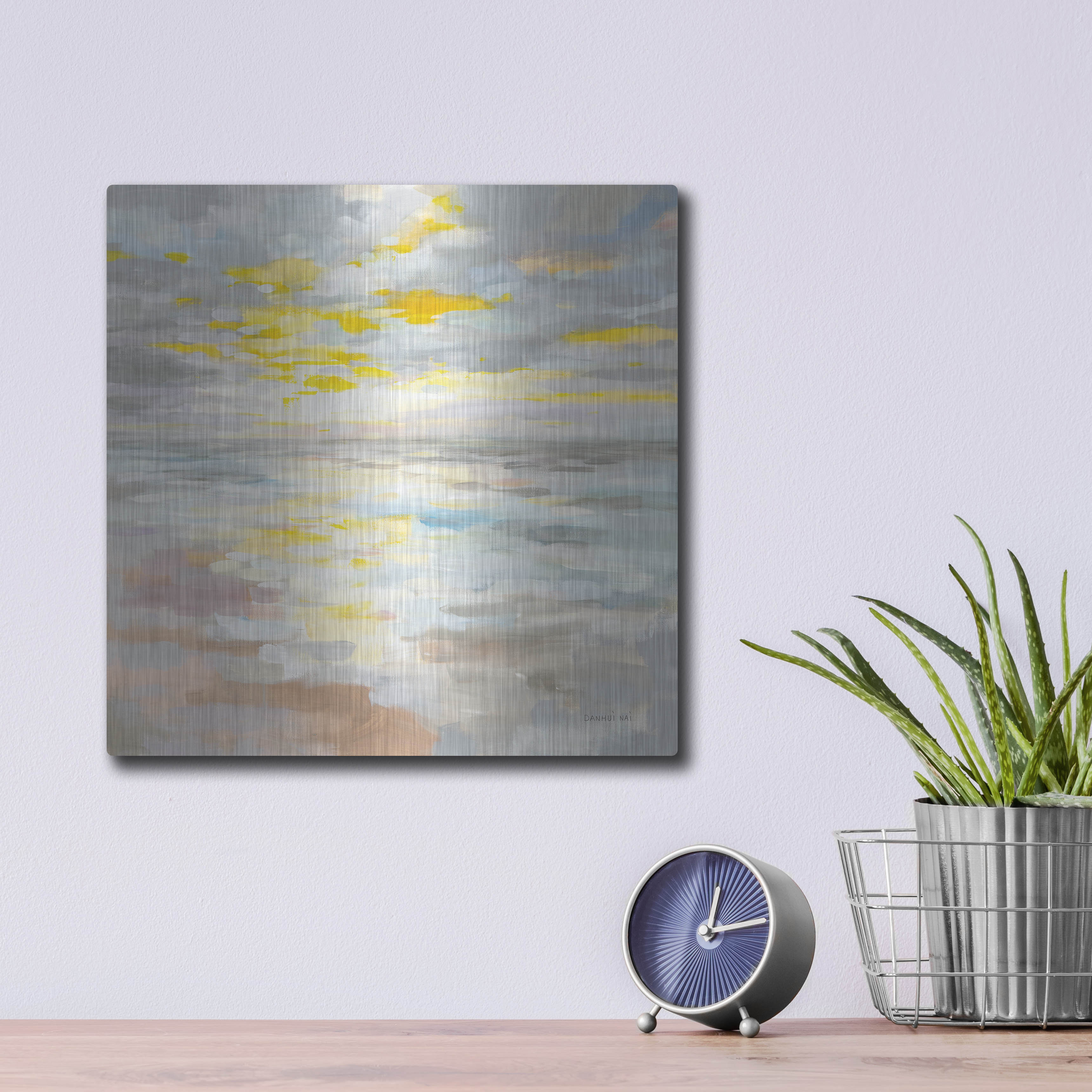 Highland Dunes 'Sunup On The Sea' by Danhui Nai Metal Wall Art | Wayfair