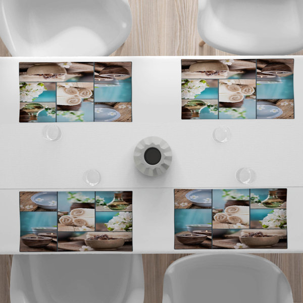 Bless international Polyester Abstract Rectangle Placemat - Wayfair Canada
