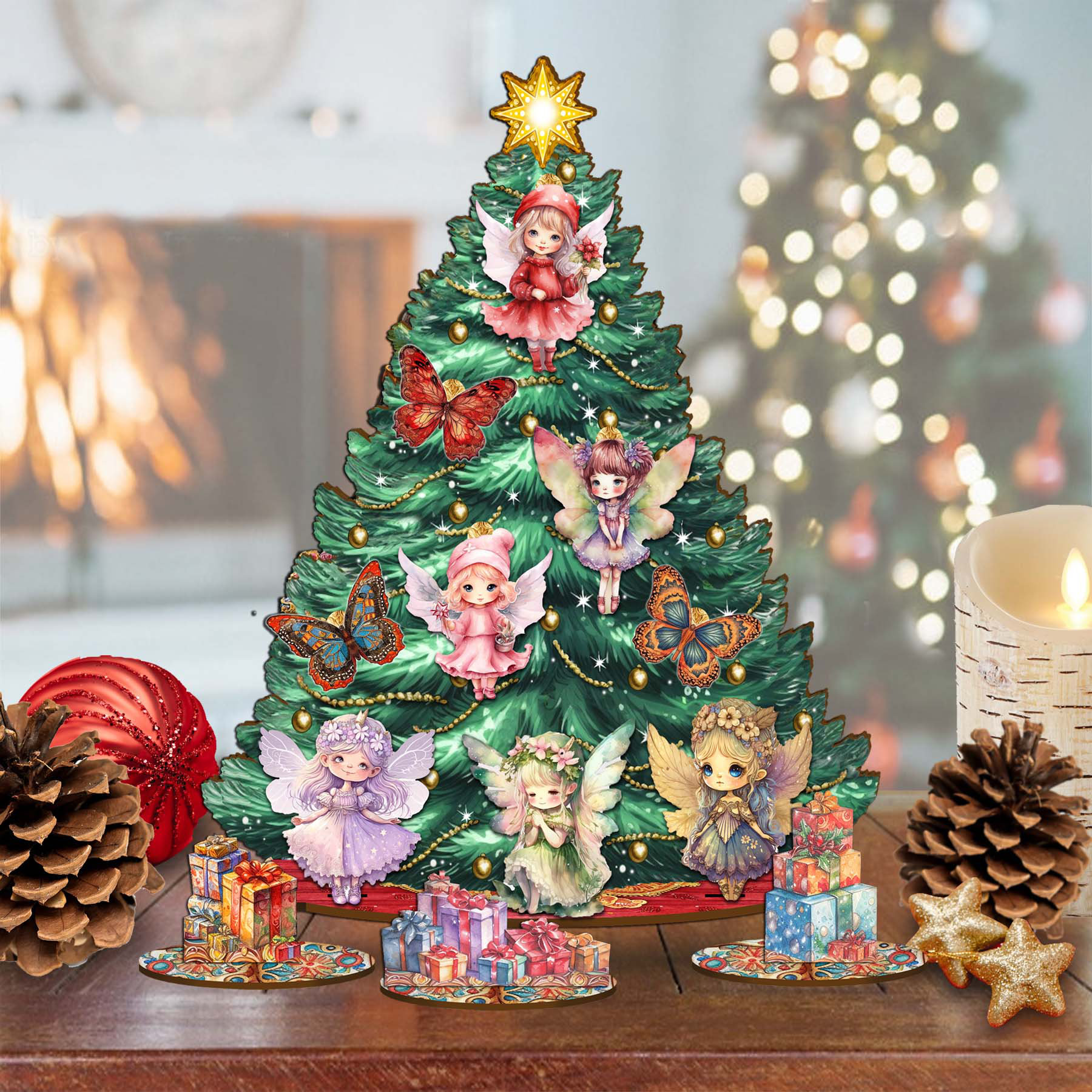 The Holiday Aisle® Fairies And Butterflies-Themed Collectible Tabletop ...