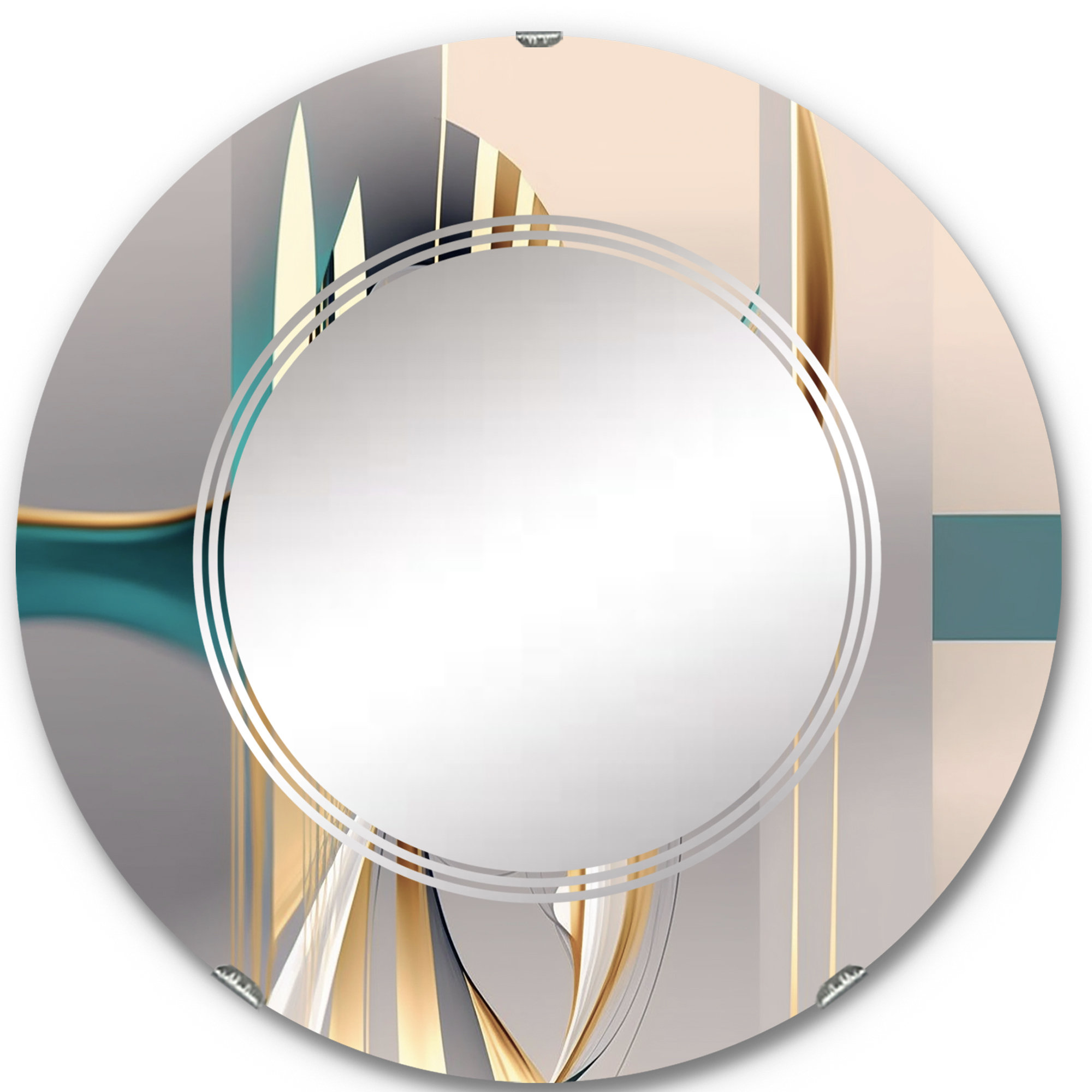 East Urban Home Hassaleh - Modern Wall Mirror Round | Wayfair