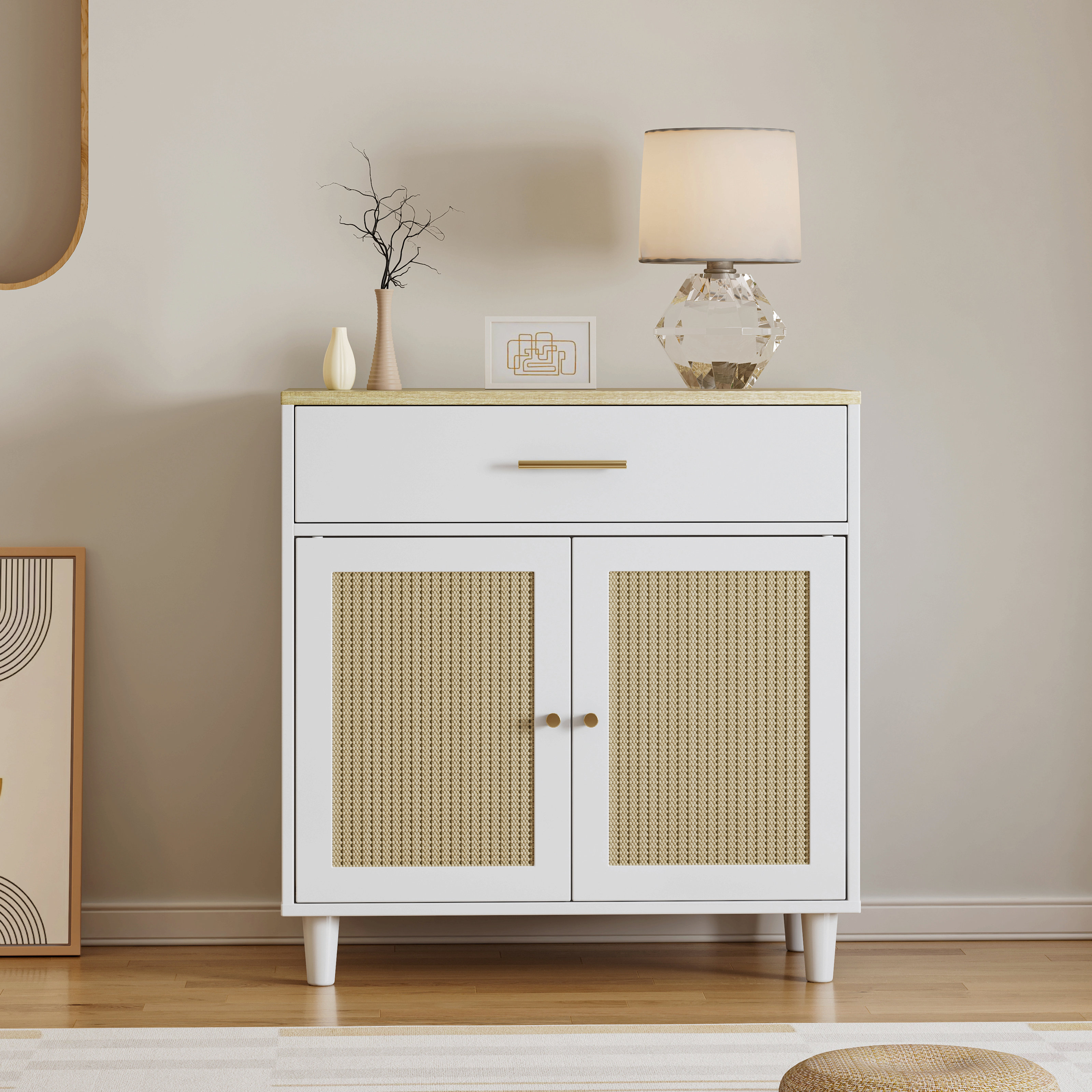 George Oliver Cat Litter Box Enclosure With Scratch Pad, Hidden Litter ...