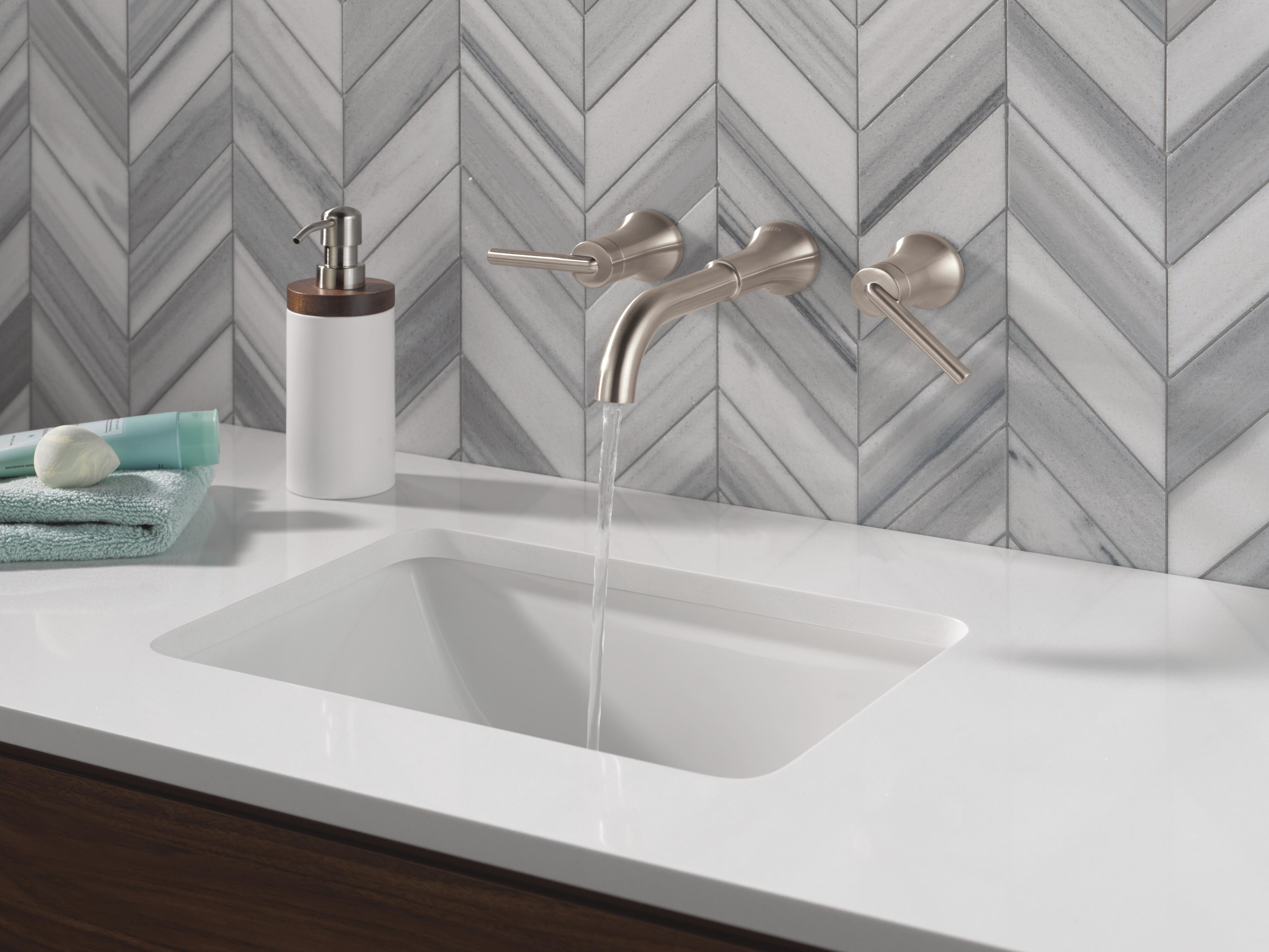Delta Lever Handle -Wall Mount Lav | Wayfair