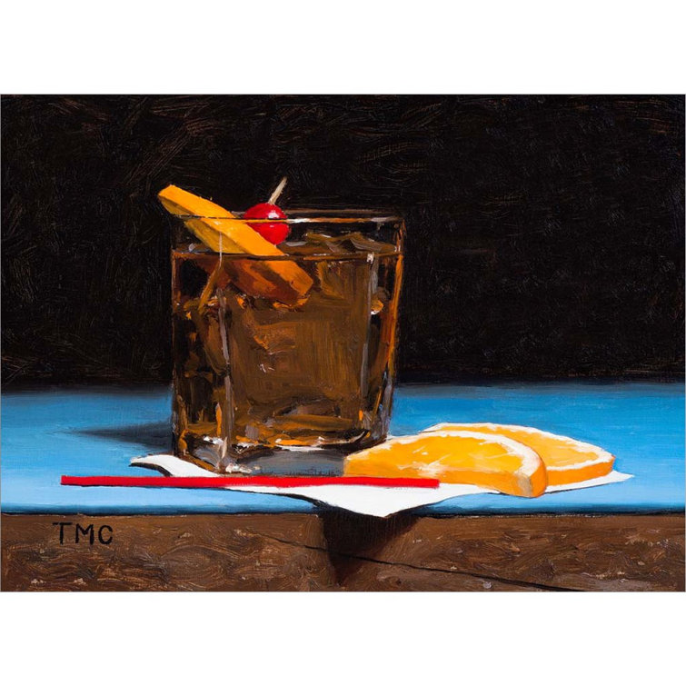 Red Barrel Studio® Old Fashioned Framed by Todd M. Casey Painting | Wayfair