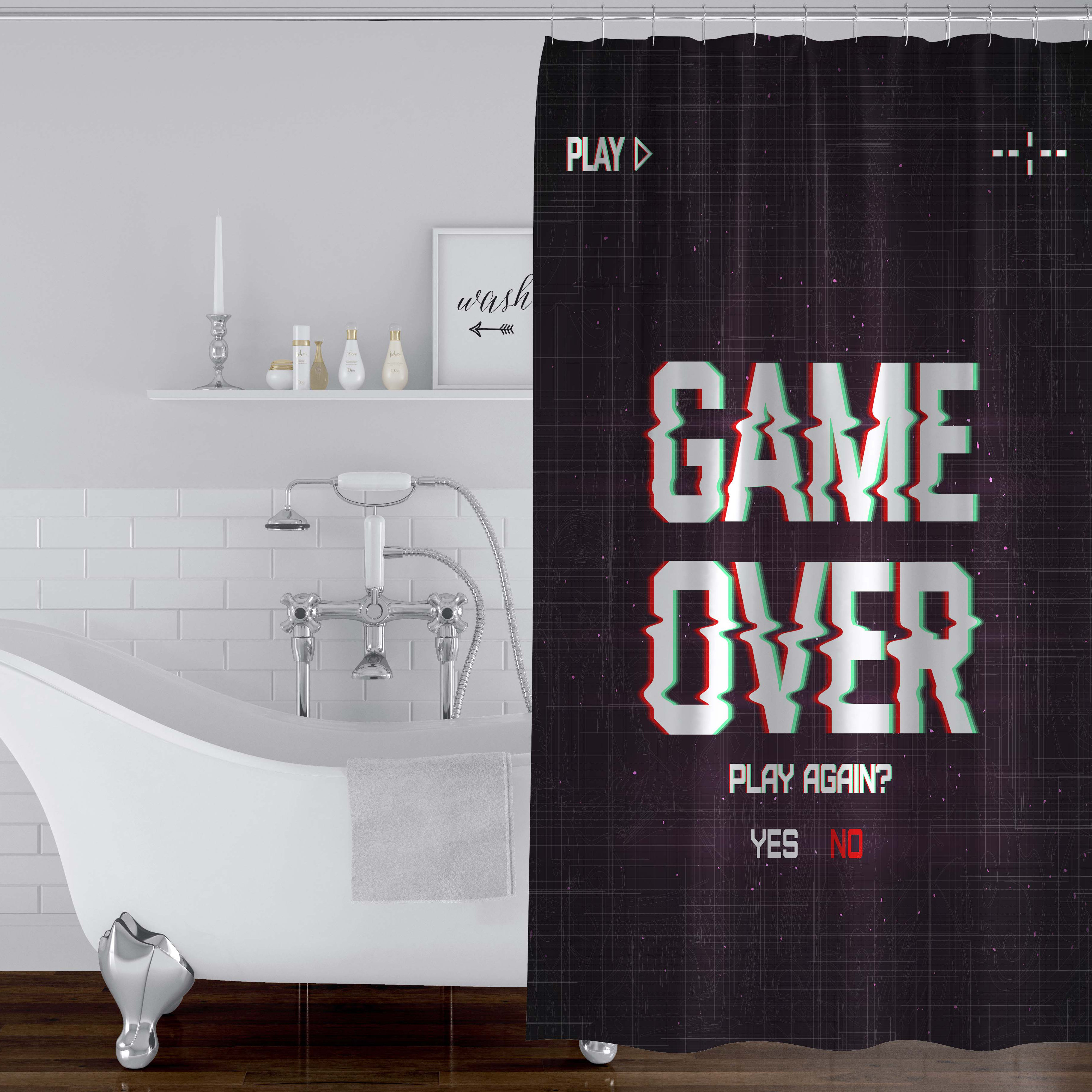 Hokku Designs Nicasio Single Shower Curtain | Wayfair