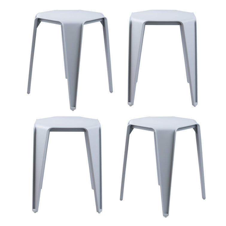 Ebern Designs Eiven Plastic Accent Stool | Wayfair