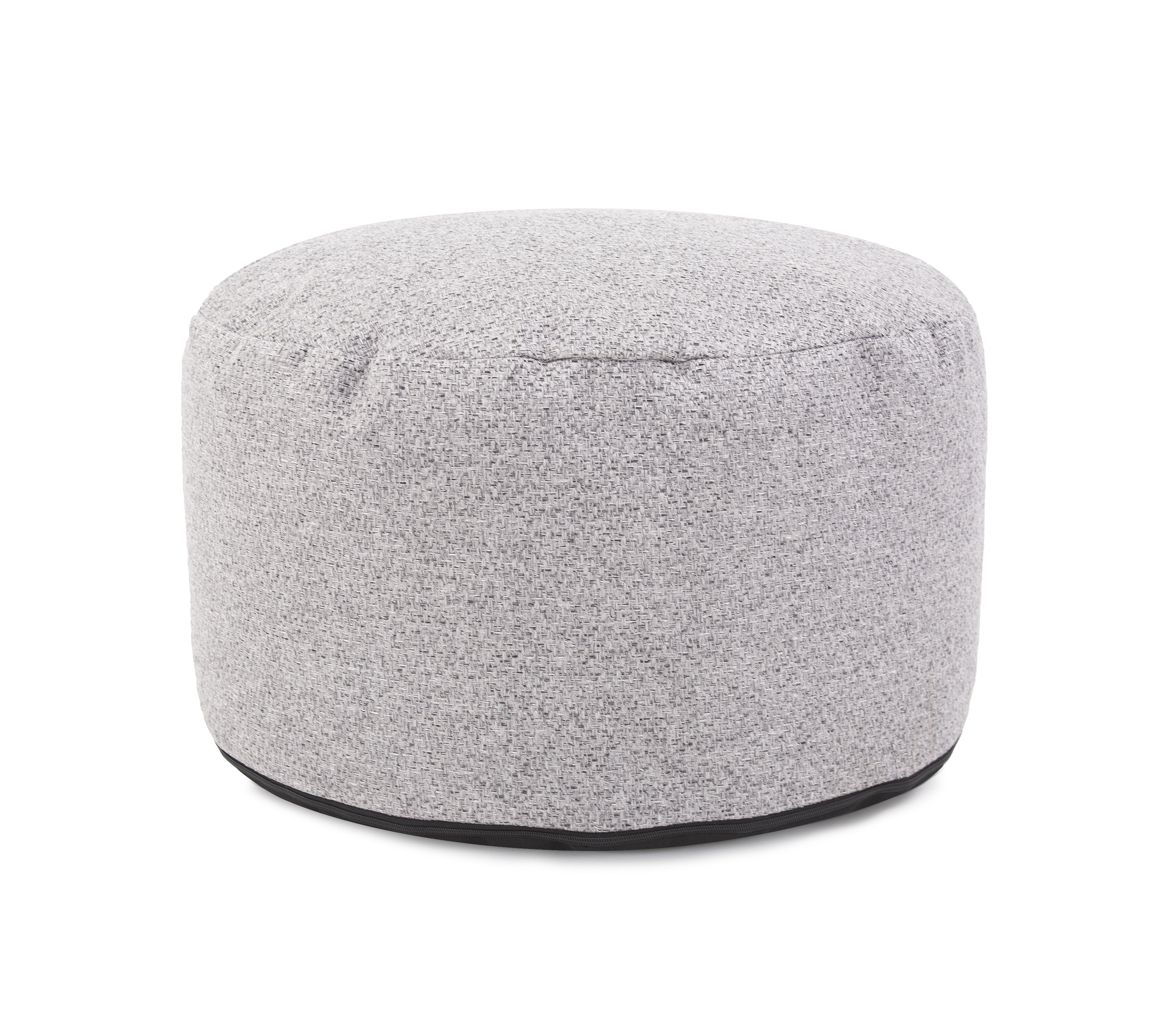 Latitude Run® 22" Wide Round Pouf Ottoman | Wayfair