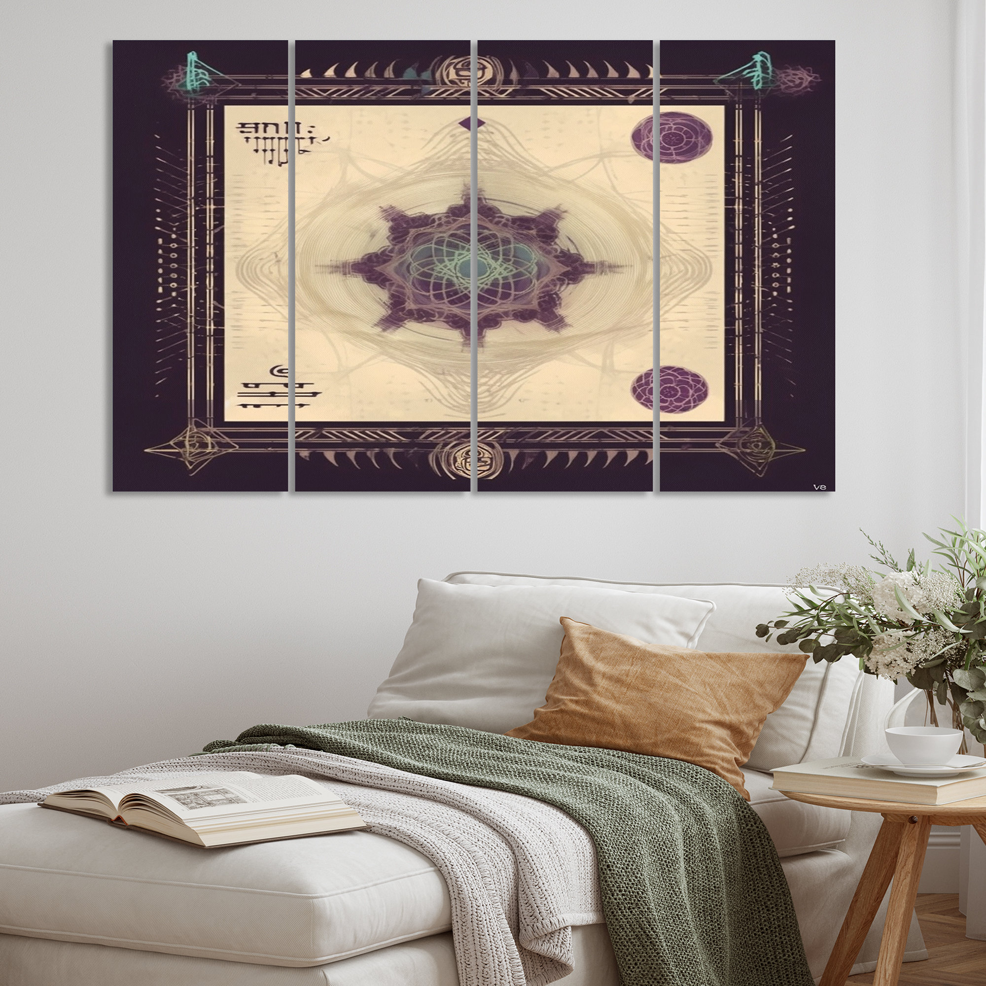 Dakota Fields Spirit Invocation Vintage Mandala II - Christianism Wall ...
