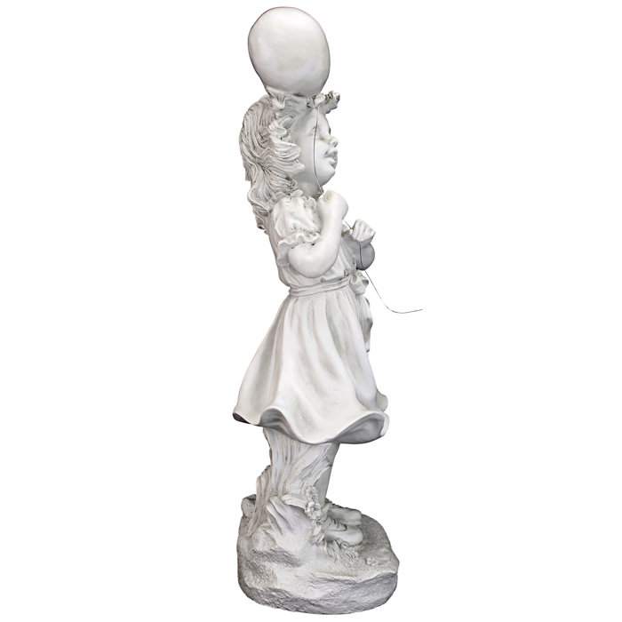 Design Toscano Jessie and Her Balloon Statue & Reviews | Wayfair