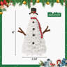 Ivy Bronx 4ft Pre-lit Christmas Tree with 100 Lights, Snowman-Shaped ...