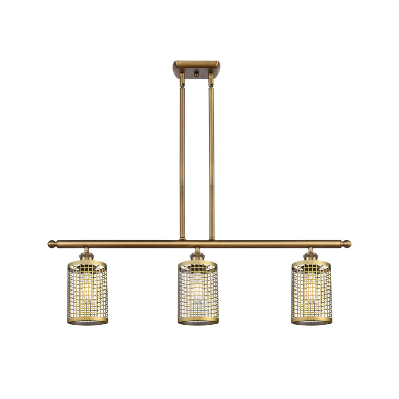 House of Hampton® Jerine 3 - Light Cylinder Pendant | Wayfair