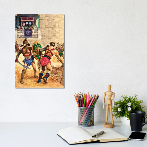 Astoria Grand Gladiators by Peter Jackson - Wrapped Canvas Graphic Art ...