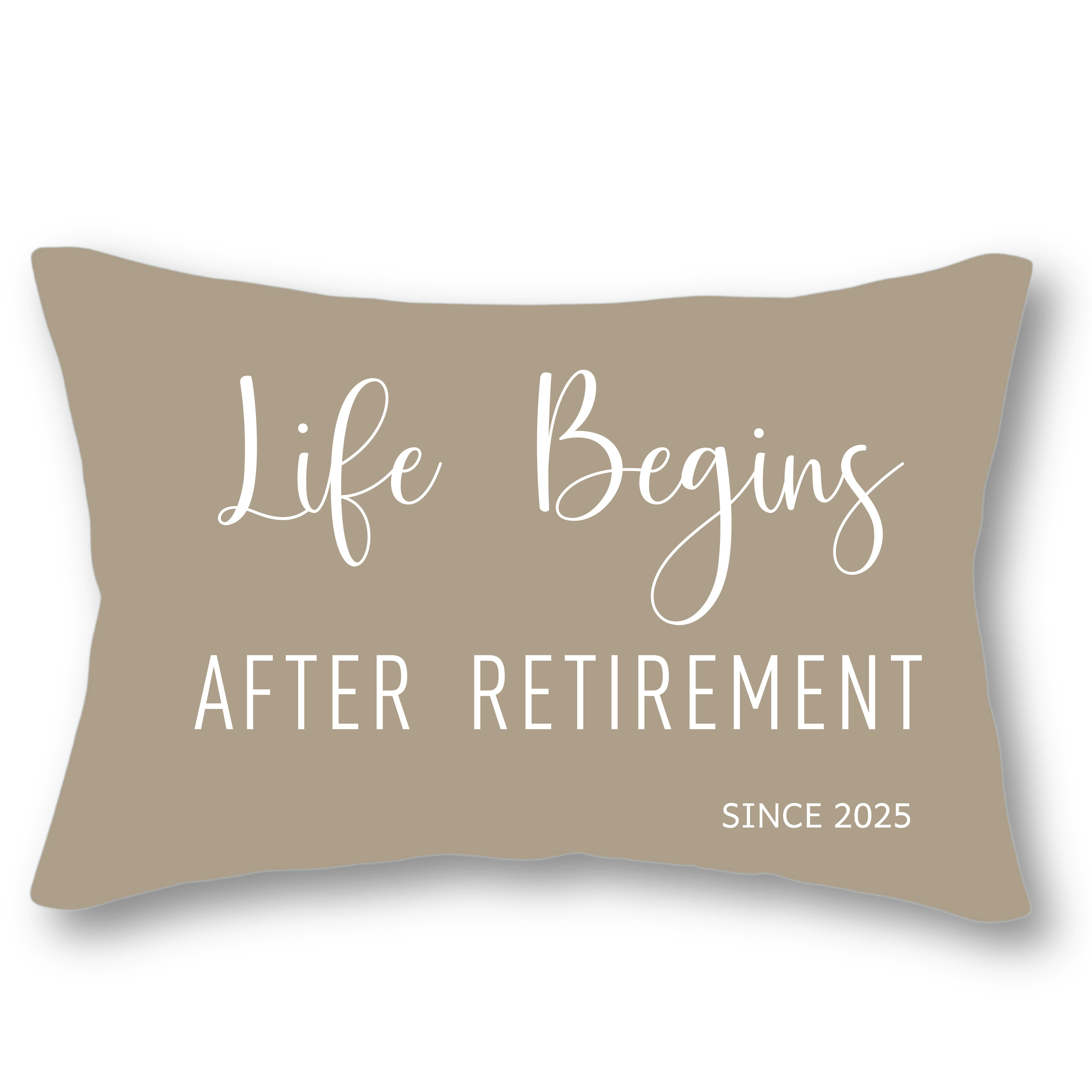 Oveesha Personalized Retirement Pillow Funny Retirement Gift | Wayfair